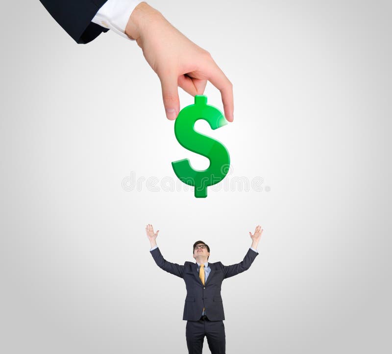 Hand holding dollar stock image. Image of business, attractive - 50440725