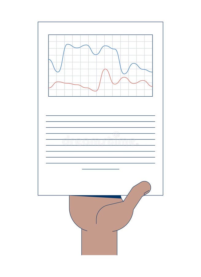 Graph Report Paper Document Flat Vector Illustration Stock Illustrations – 9,089 Graph Report ...