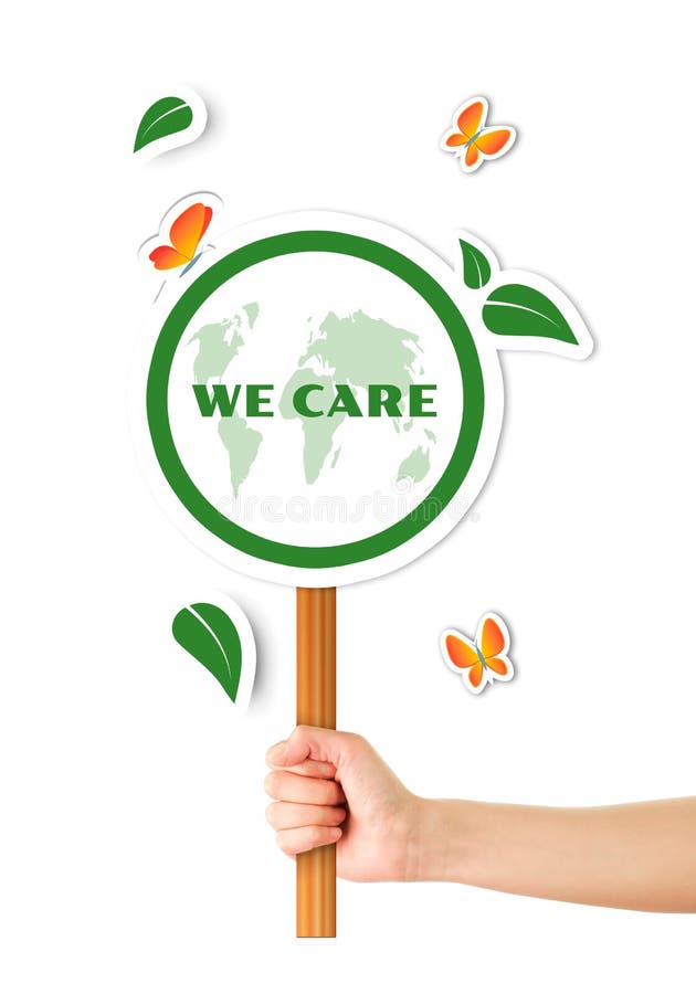 Hand Holding Eco Sign Stock Illustrations – 6,390 Hand Holding Eco Sign ...