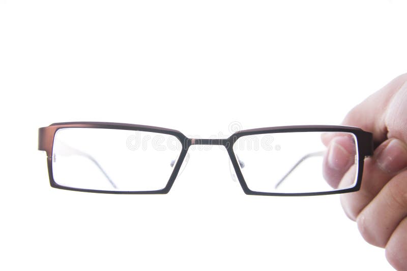 Hand holding eye glasses stock photo. Image of eyesight - 35054648