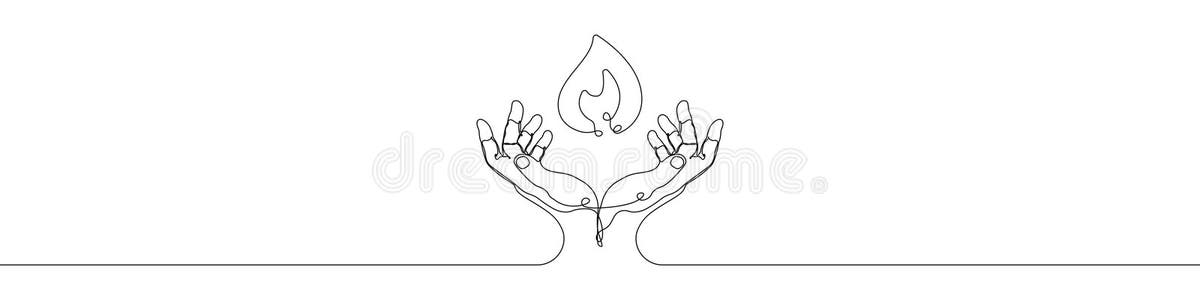 Continuous Line Drawing Helping Hand Stock Illustrations – 214 ...