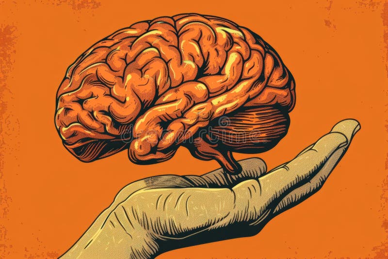 Human Anatomy Revealing Complex Mechanical Brain Gears Stock Image ...