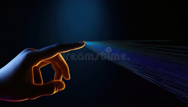 Hand Holding Future , Stock Photo , 3d Render Concept . Stock ...