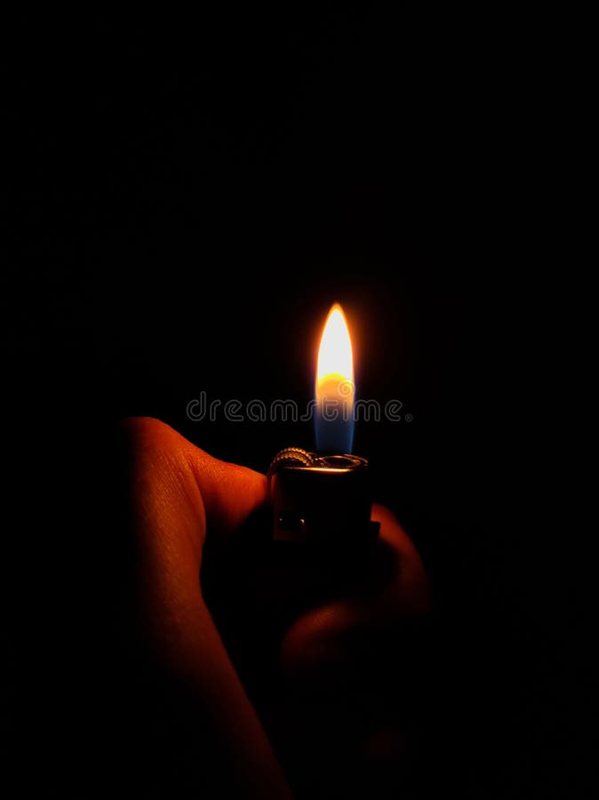 A Hand Holding a Gas Lighter Stock Photo - Image of graphic, fuel ...