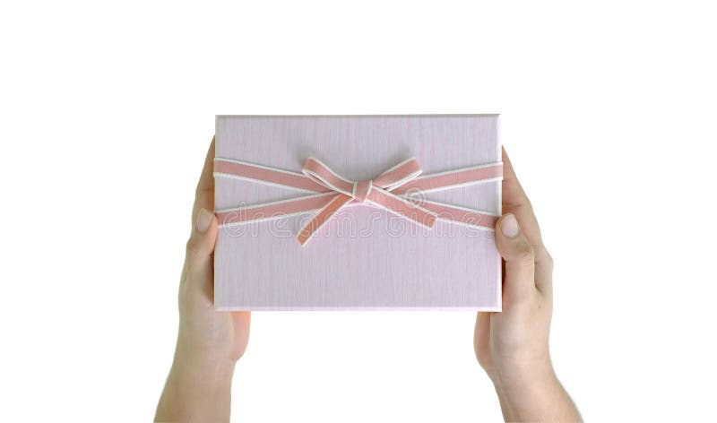 Hand holding gift boxes stock image. Image of concept - 205010573