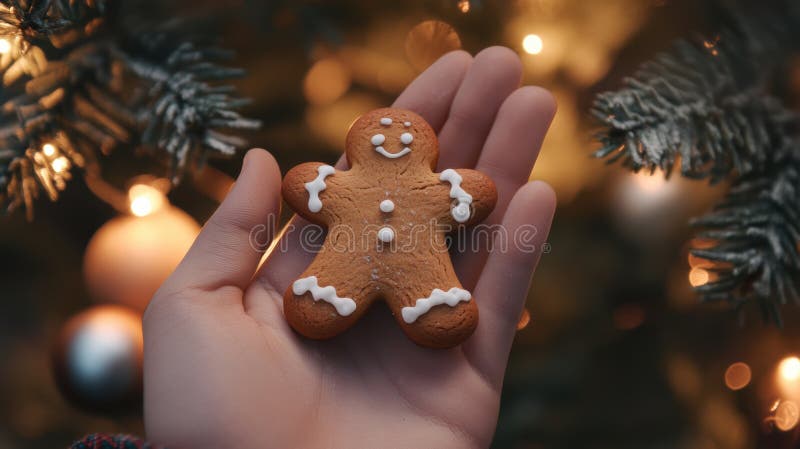Rat Holding Gingerbread Star Cookie Stock Image - Image of concept ...