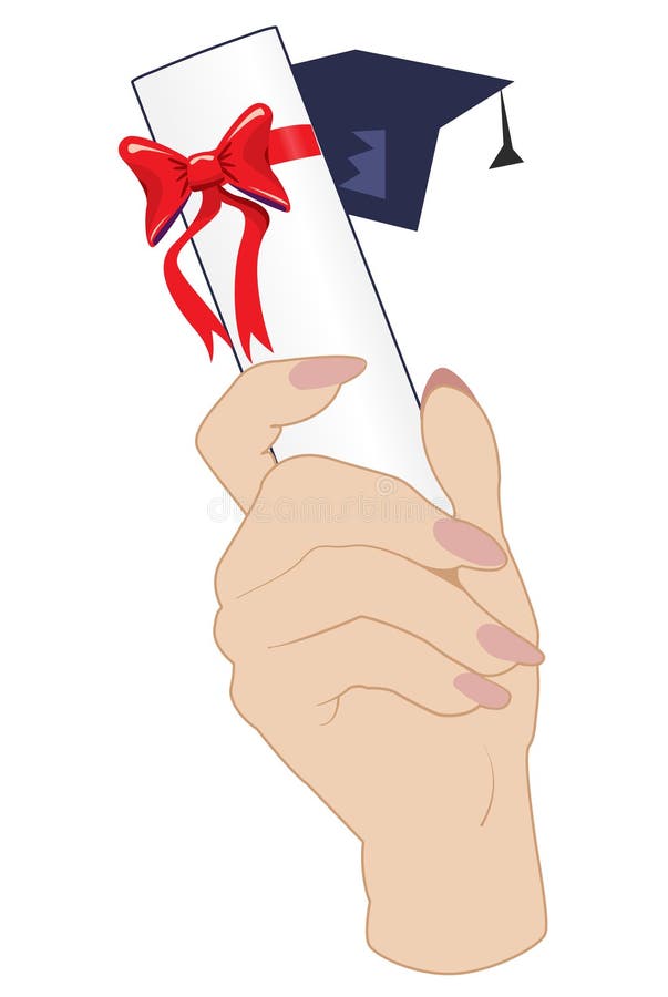 Hand Holding A Graduation Cap Picture. Image: 17832846