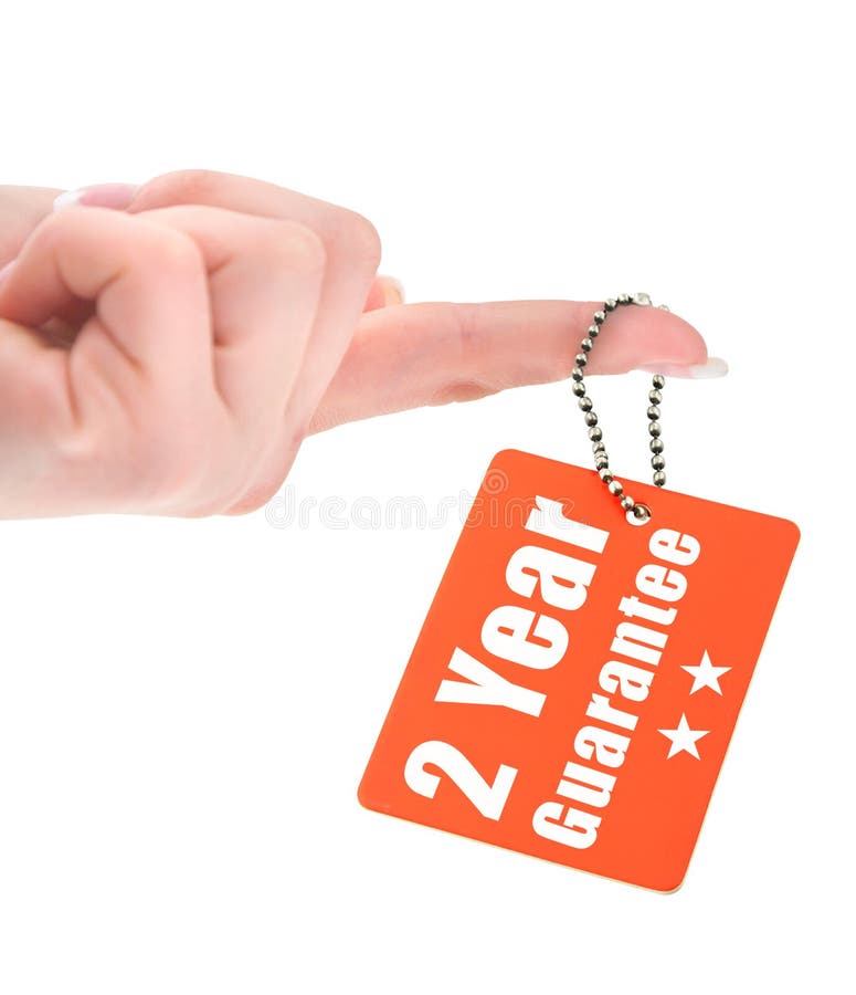 Guarantee with Hand Writing Stock Photo - Image of isolated, concept ...