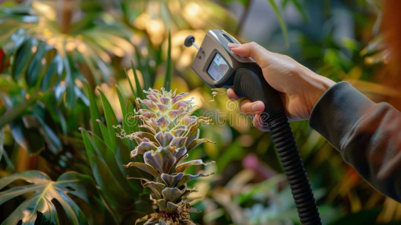 A Hand Holding a Handheld 3D Scanner Seamlessly Capturing the Intricate ...