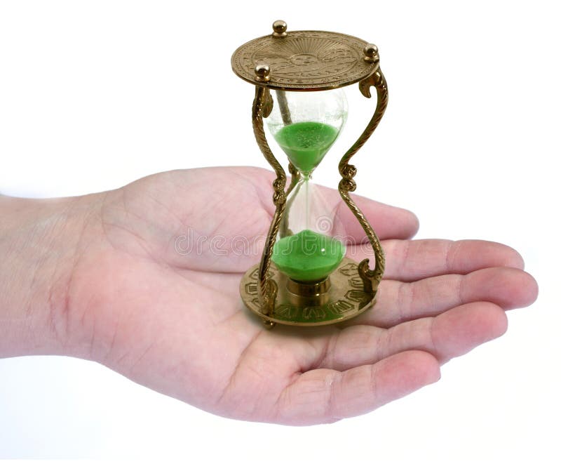 Time Passing, Life Going on Stock Photo - Image of white, palm: 114558136