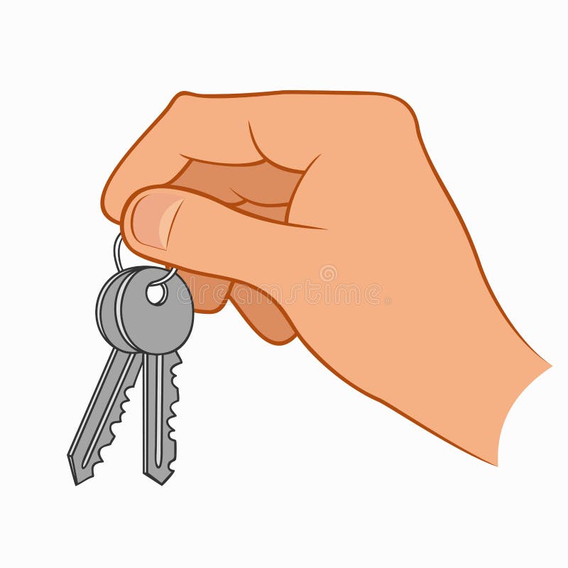 Gold Home Keys, Realty, Vector Stock Vector - Illustration of dream ...