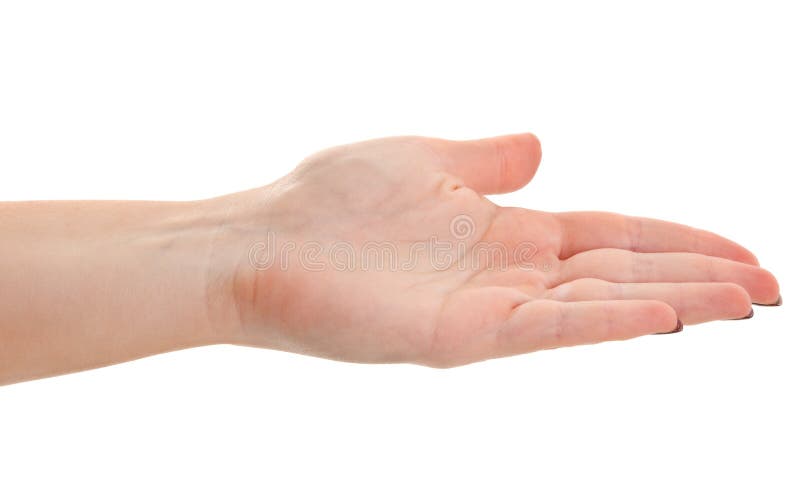 Hand Holding Invisible Object Stock Image - Image of append, hold: 223755