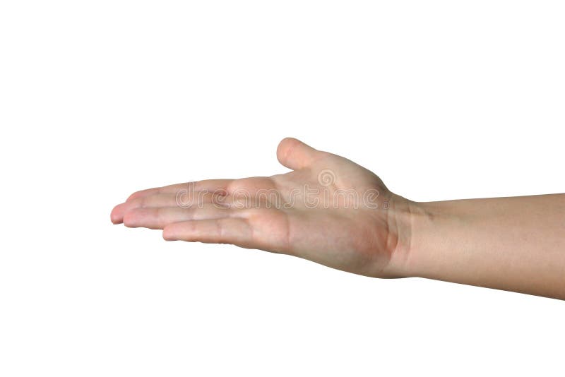Hand Holding Invisible Object #2 Stock Photo - Image of business ...