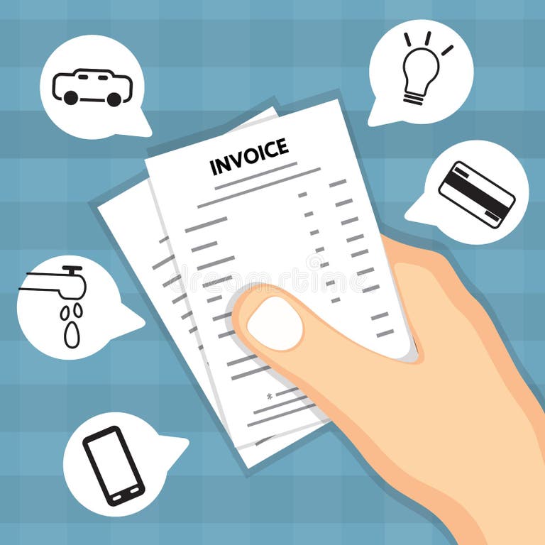Electricity Invoice Stock Illustrations – 1,210 Electricity Invoice ...