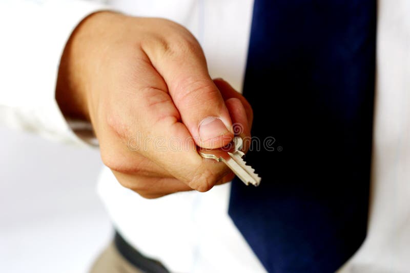 Hand holding key stock image. Image of secure, metal, keyhole - 90087