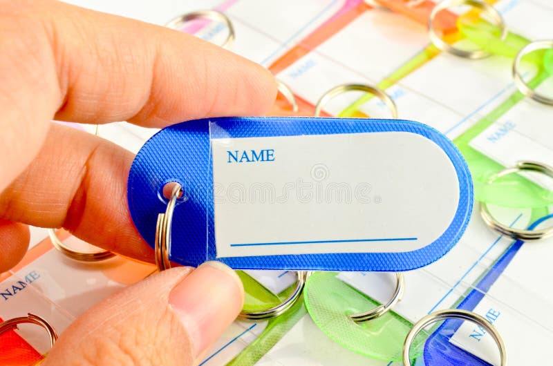 Hand Holding Key Chain with Space for Text Stock Photo - Image of ...