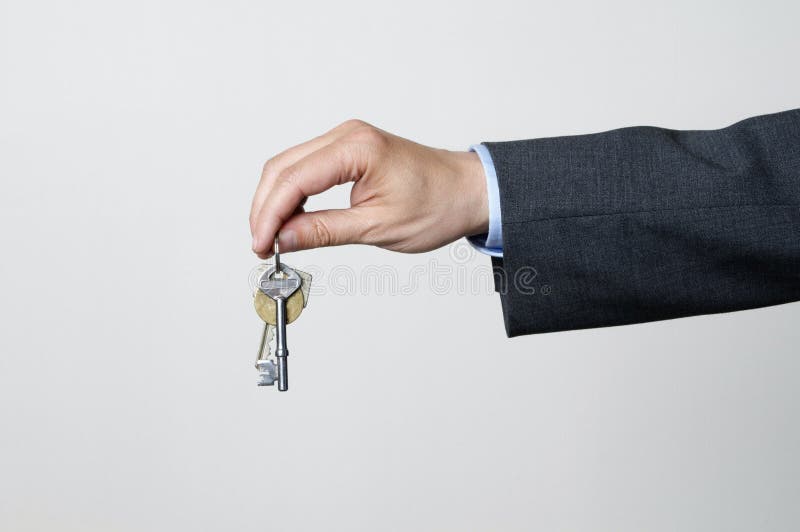 Hand holding keys stock image. Image of metal, human - 25125397
