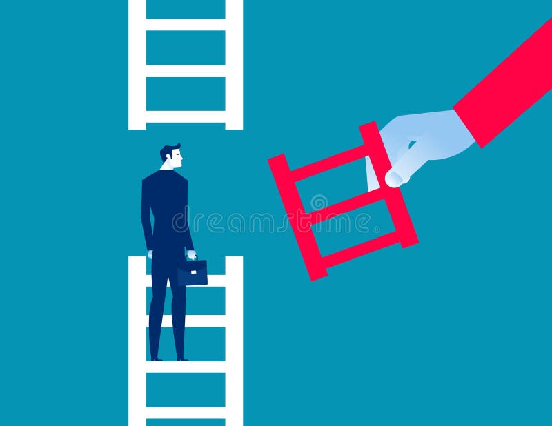 Hand Holding a Ladder To Support. Ladder of Success Concept Stock ...