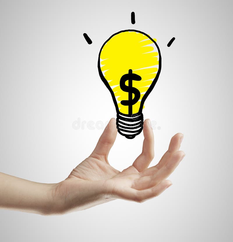 Hand holding lamp stock image. Image of design, illuminated - 34013157