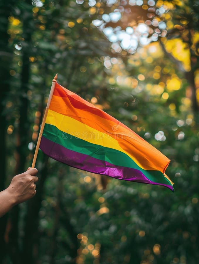 Gay Pride Flag stock image. Image of flag, generated - 363813779