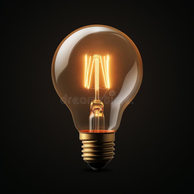 Hand holding light bulb stock illustration. Illustration of power ...