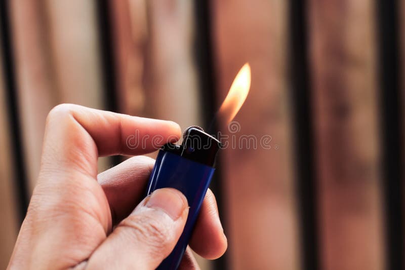 Hand Holding a Lit Match. Burning Match Stock Photo - Image of industry ...
