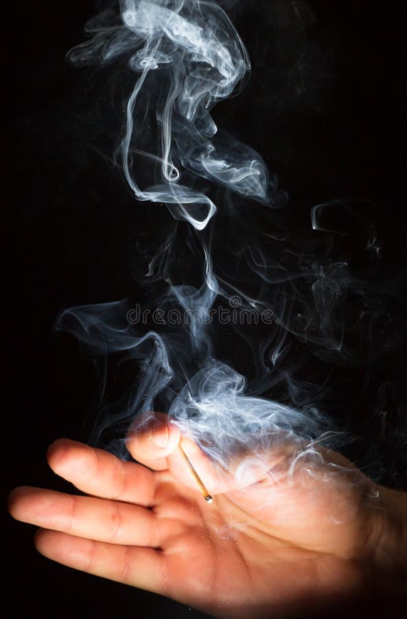 Hand holding match stock image. Image of ignite, heat - 64005673
