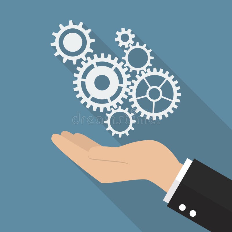 Engineer flat cartoon stock vector. Illustration of industrial - 71556192