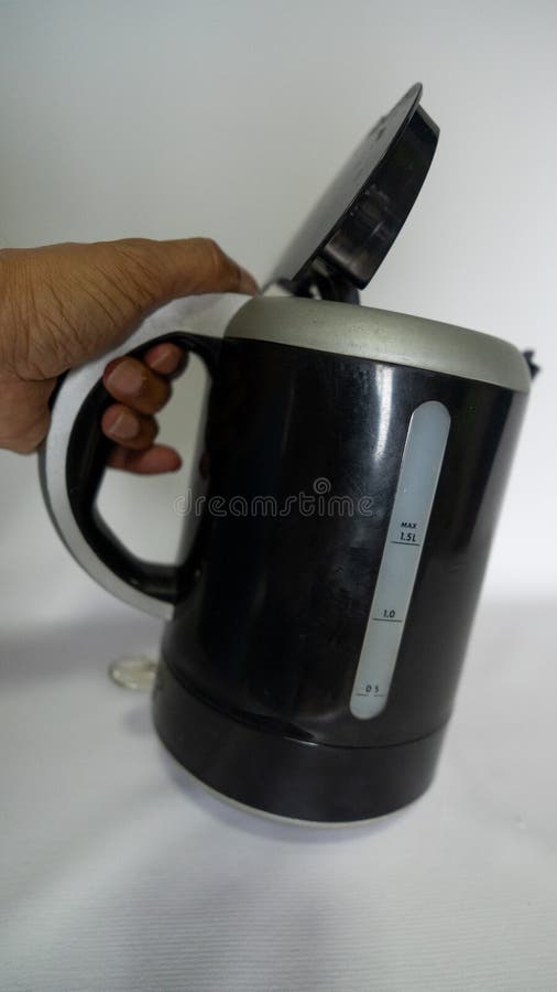 Basic Electric Kettle for Water and Coffee Heater Stock Photo - Image ...