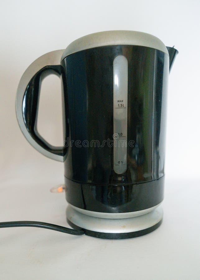 Basic Electric Kettle for Water and Coffee Heater Stock Photo - Image ...