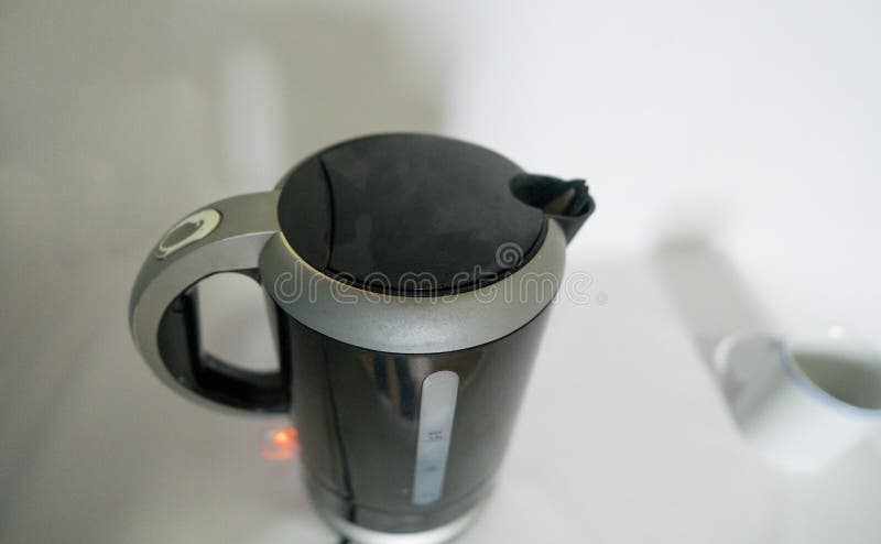 Basic Electric Kettle for Water and Coffee Heater Stock Photo - Image ...