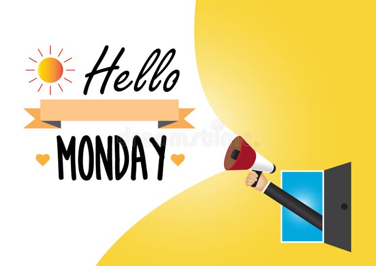 Hello Monday Stock Illustrations – 2,140 Hello Monday Stock ...