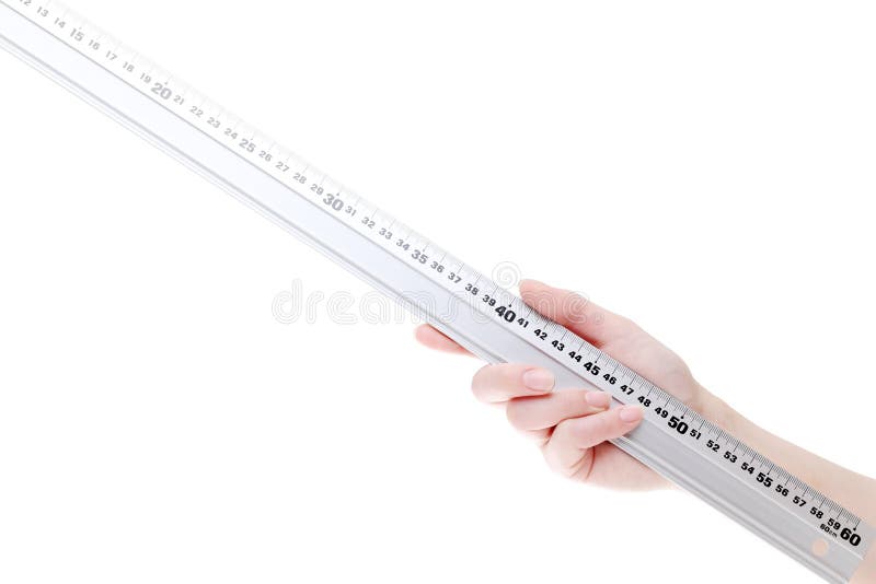 Metal Ruler with Protractor and Pencil on Wood Angled Stock Photo ...