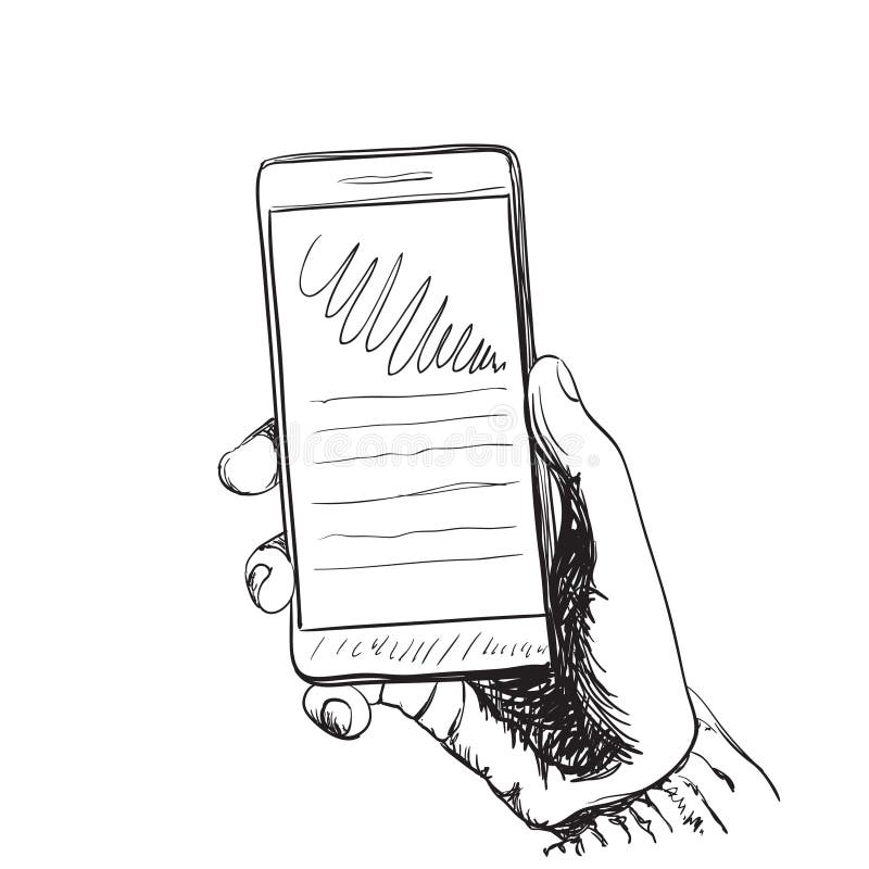 Hand Grabbing Arm Drawing