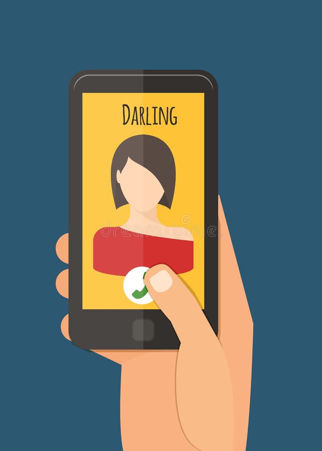 Girlfriend Calling Stock Illustrations – 104 Girlfriend Calling Stock ...