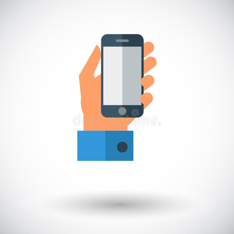 Hand Holding Mobile Phone Stock Illustrations – 46,613 Hand Holding ...