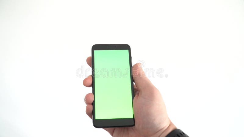 Front Facing Fingerprint Reader on a Smartphone Stock Video - Video of ...