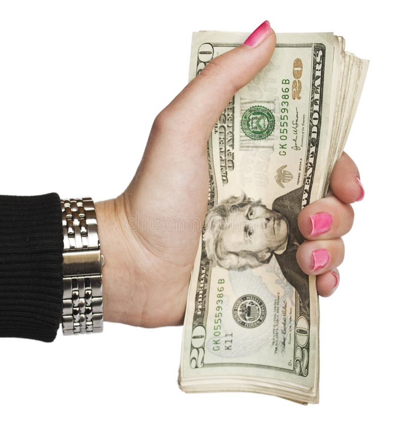 Woman hand giving money stock photo. Image of elegant - 2289846