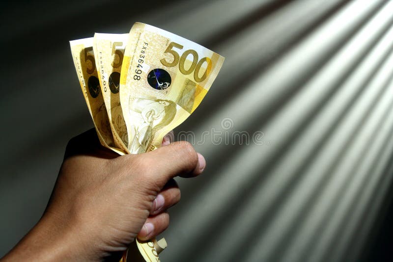 Philippine Peso Coinage Coins Stock Photo - Image of financial ...