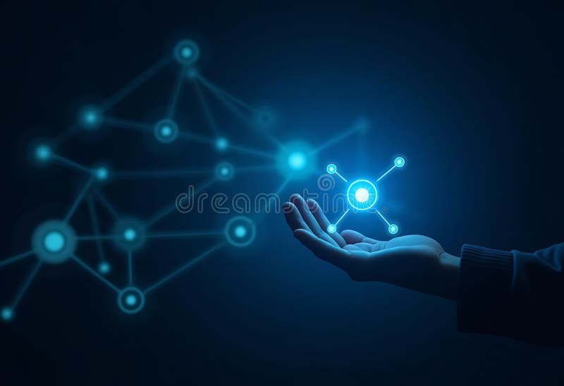 Hand Holding Solutions Technology Stock Illustrations – 807 Hand ...