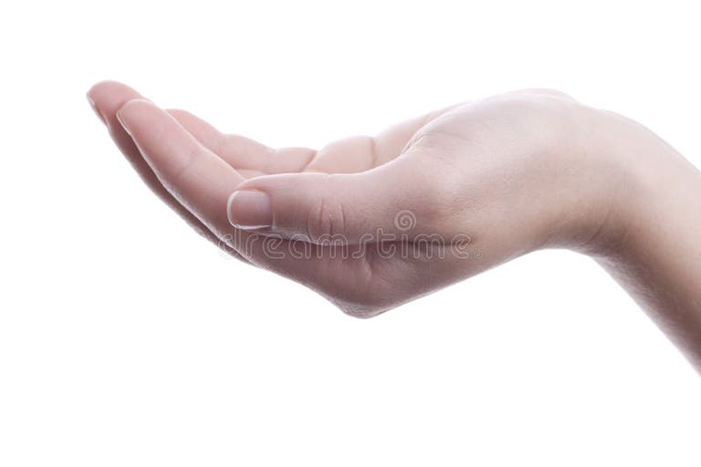 Hand holding nothing stock image. Image of hold, empty - 26162339