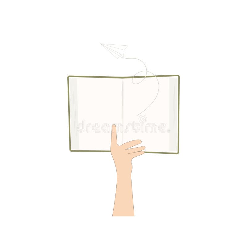 Hand Holding Open Book. Back To School, Reading, Education, Knowledge ...