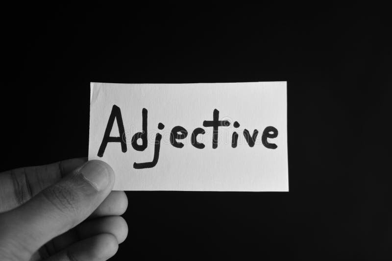 ADJECTIVE stock photo. Image of student, learn, showing - 373569542