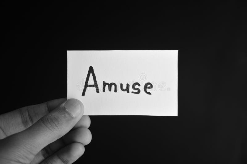 AMUSE stock photo. Image of studying, showing, sign - 373574214