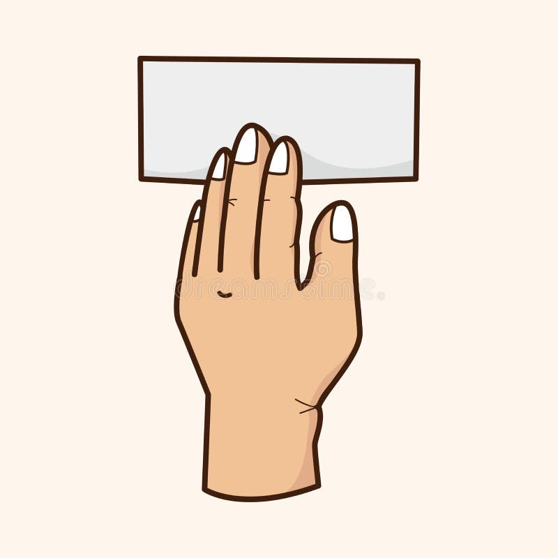 Hand Holding Paper Theme Elements Vector,eps Stock Vector ...