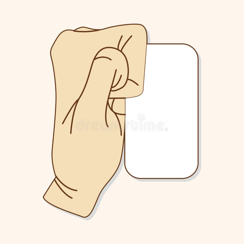 Hand Holding Paper Theme Elements Vector,eps Stock Vector ...