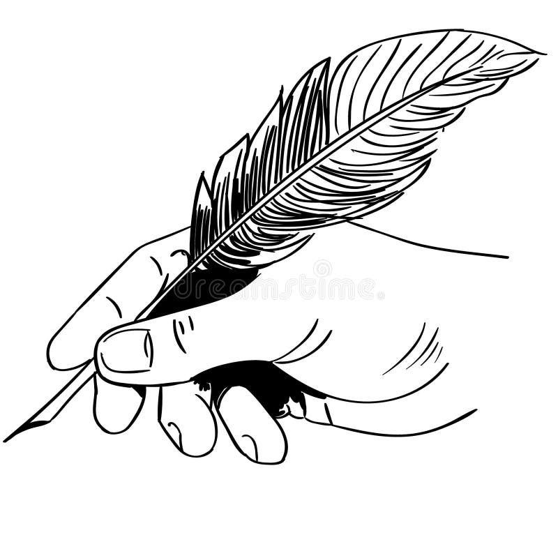 Hands Holding Pens Stock Illustrations – 86 Hands Holding Pens Stock ...