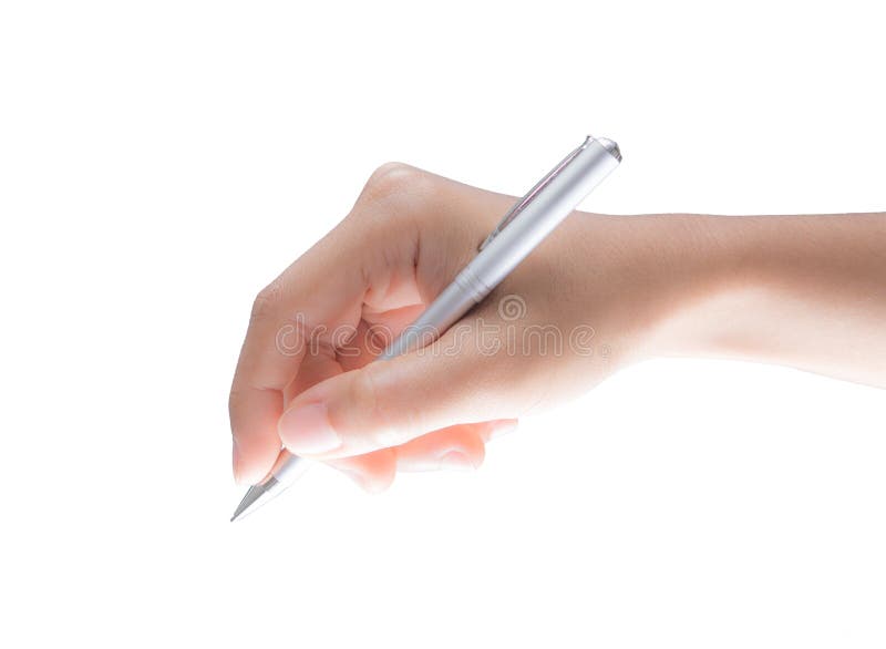 Hand holding pen stock image. Image of showing, pointing - 78962049