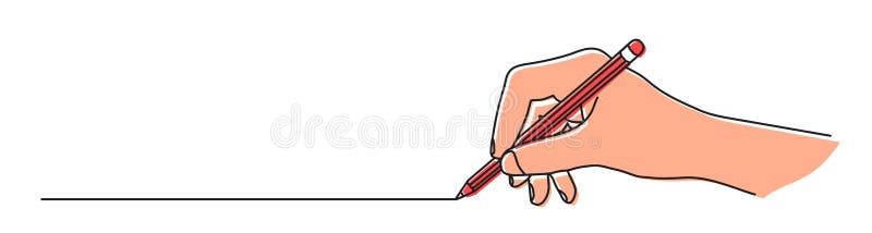 Left Hand Writing Clipart