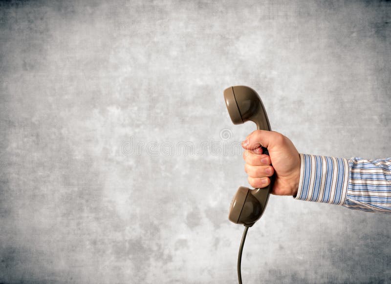 Hand holding the phone stock photo. Image of office, phone - 88257410